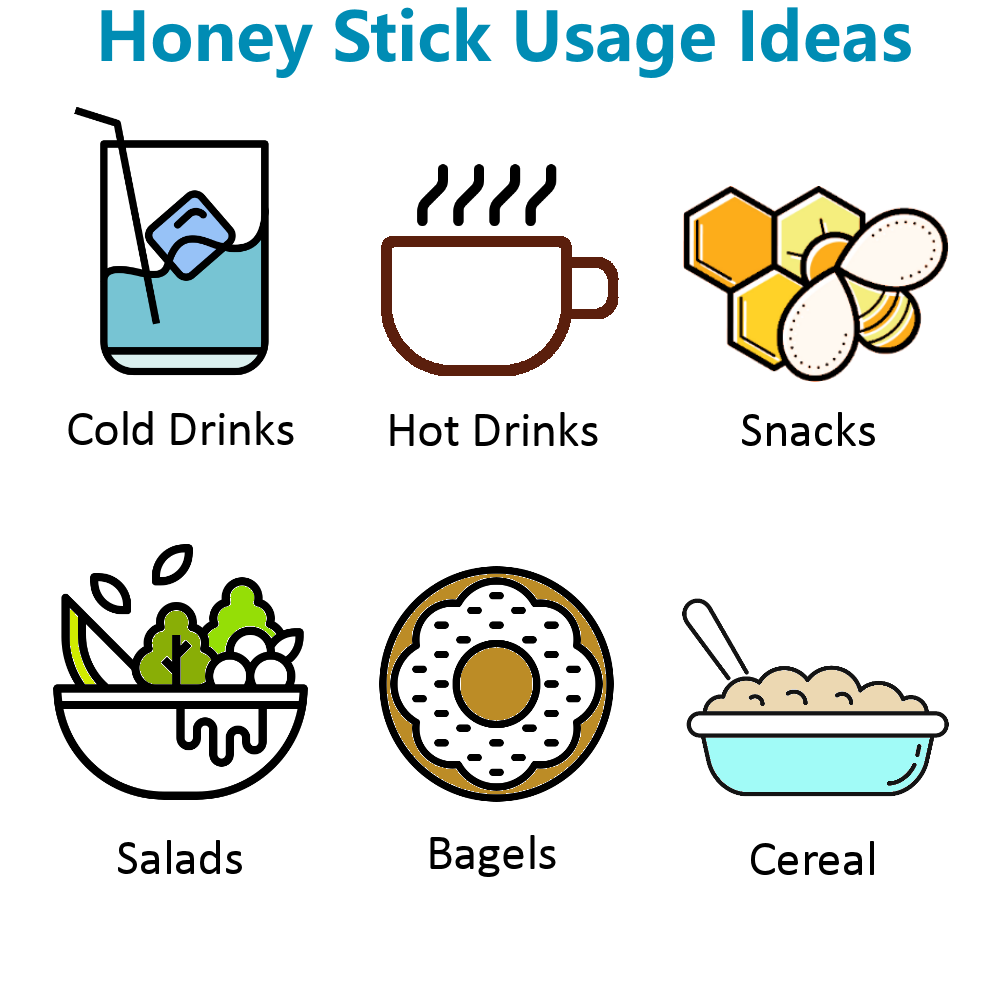 Cherry Honey Sticks / Honey Straws| ebeehoney.com